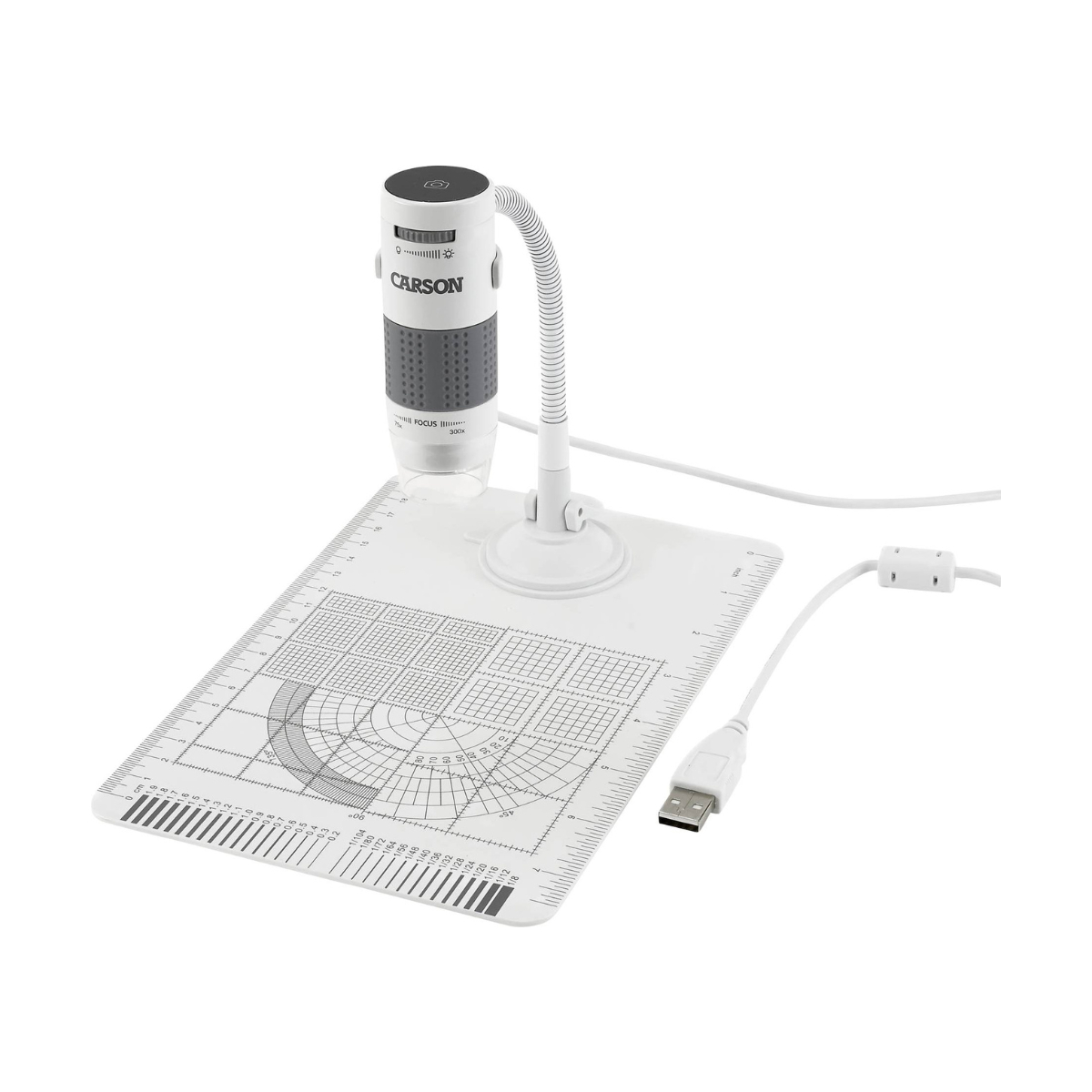 Microscope numérique eFlex 78x/324x avec support à col flexible et socle